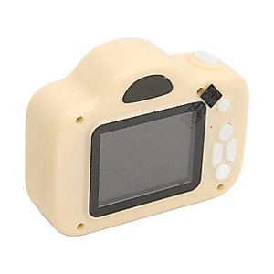Kids Digital Camera, Photography Camera Automatic Focusing Single Lens for Early Education (Yellow)