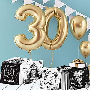 Death to My 20s Napkins Decorations-30th Birthday Party Supplies,40pcs Rip to My 20s Birthday Decoration Set Rip Twenties Napkins and Happy 30th Birthday Napkins for My Youth Party Disposable Supplies