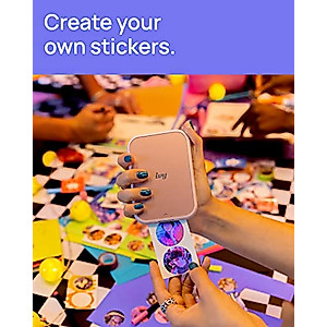 Canon ZINK™ Sticky Back Photo Paper Pack (100 Sheets), Compatible to IVY Mini Photo Printer, IVY CLIQ +2 Instant Camera Printer and IVY CLIQ 2 Instant Camera Printer