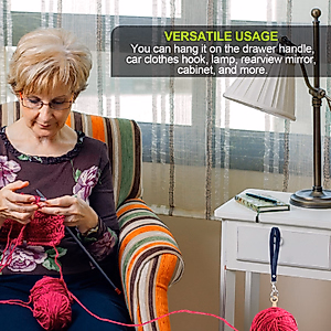 1 Set Portable Wrist Yarn Holder, Wood Wrist Yarn Holder with Leather Wristband, Yarn Holder for Crocheting, Crocheting Gift for Craft Lover