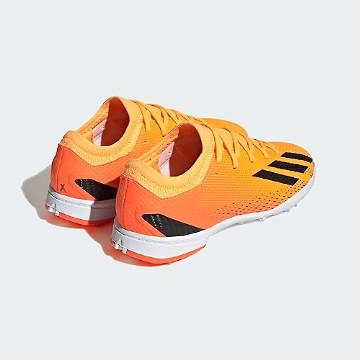 adidas X SPEEDPORTAL.3 Turf Football Shoe, Solar Gold/Black/Team Solar Orange, 5 US Unisex Big Kid