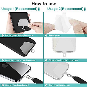 takyu Phone Lanyard, Phone Wrist Strap Phone Lanyard for Around The Neck Compatible for All Smartphones