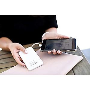 Commuter Clutch - All in One Travel & Everyday Clutch Handbag that Charges Your Phone - Great For Travel & Everyday Use (Blush)