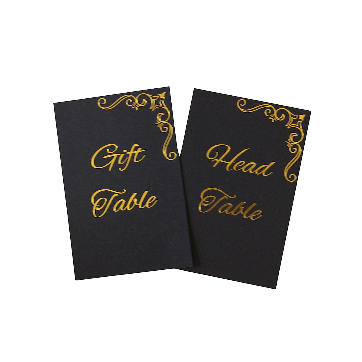 Table Numbers, Gold Table Numbers, Table Numbers 1-48, Wedding Table Number For Head Table Gift Table, Double Sided Wedding Table Numbers, 4x6 inches, Table Numbers For Wedding Reception