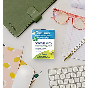 Boiron StressCalm for Relief of Stress, Anxiousness, Nervousness, Irritability, and Fatigue - 60 Count