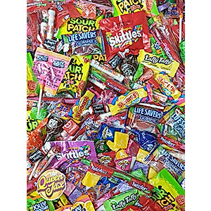 Ultimate Assorted Candy Party Mix - 4 LB Bag - Fun Size Skittles, Nerds, Dubble Bubble, Jolly Ranchers, Smarties, Blow Pops Lollipops & More - Mega Variety Bulk Candy Assortment - Individually Wrapped Candy - Candy Bulk