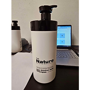 The Nature Eco Love Story Age Control Acid Shampoo (1200ml/ 40.58 fl. oz) & Repair L.P.P Treatment (1000ml/ 33.82 fl. oz)