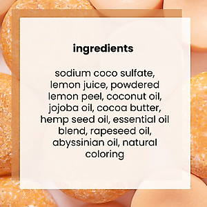 Suds & Co. Solid Shampoo Bar, Zero Waste Shampoo, Natural Shampoo Bar Soap, Sustainable, Eco-Friendly Hair Care - Sunshine, 3.0 Ounce