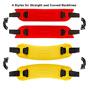 Quality Time Neck Hair Guide Premium, 2 Different Neckline Templates with All 4 Neck Hairline Styles; A Premium Adjustable Stencil for Haircut, Do It Yourself, Made in USA