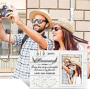 Wedding Anniversary Picture Frame Gift for Couple- Personalized Wedding Frames Gifts-Every Love Story is Beautiful but Our is My Favorite, Personalized Frames Gifts Hold 4x6 inch Photos