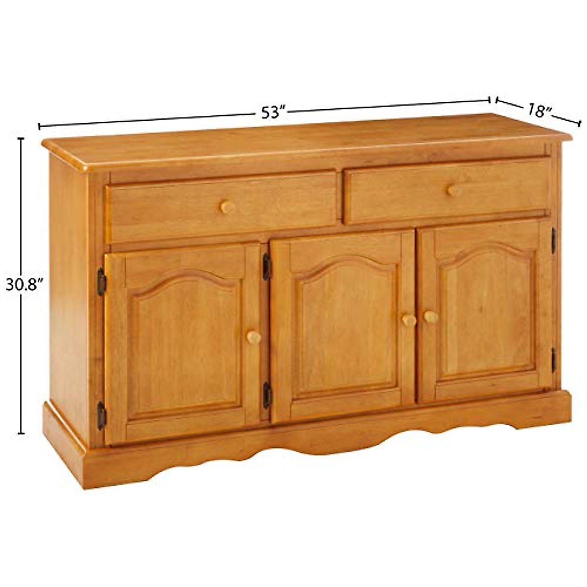 Sunset Trading Treasure Buffet, Light Oak Finish