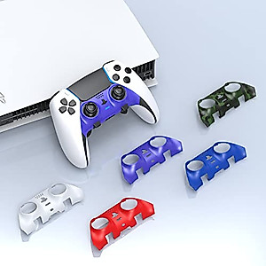 Edge Controller Decoration Strip,EJGAME DIY Edge Controller Replacement Shell Color Replacement Decoration Accessories Compatible with PS5 Edge Wireless Controller Panel (White)