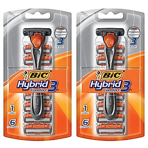 BIC Hybrid Advance for Men, Shaver System, 6 ea - 2pc