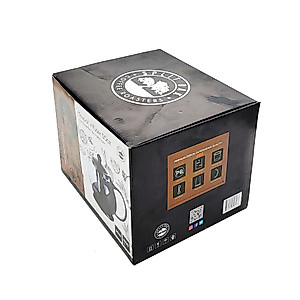 LARGE GLASS TEAPOT KETTLE WITH INFUSER AND FILTER FOR LOOSE TEA DISHWASHER SAFE 50OZ / 1500ML BREW TEA POT HALF MOON HEAT RESISTENT HERBAL TEA MAKER. BEST VALUE FOR MONEY!