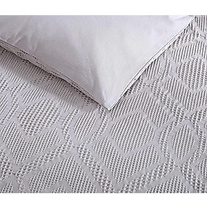 Tommy Bahama - King Comforter Set, Cotton Bedding with Matching Shams, Medium Weight Home Decor for All Seasons (Waffle Grey, King)