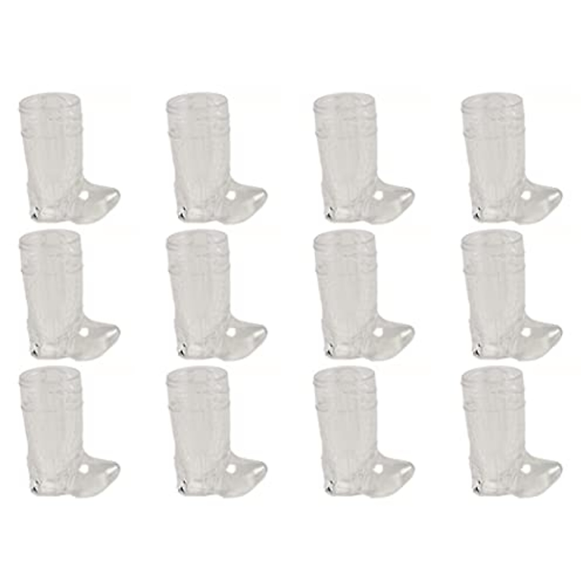 Fun Express Fun Express Plastic Mini Boot Glasses, Bachelorette Party, Cowbow and Cowgirl Birthday Supplies, 12 Pieces