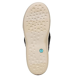 BZees Womens Promise Slide Sandal Black 6 M