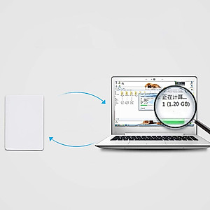 Ciglow Hard Drive Box mSATA SSD to 2.5 inch 44 Pin IDE Adapter with Case, Notebook Laptop PATA/IDE Hard Drive Enclosure Adapter(White)