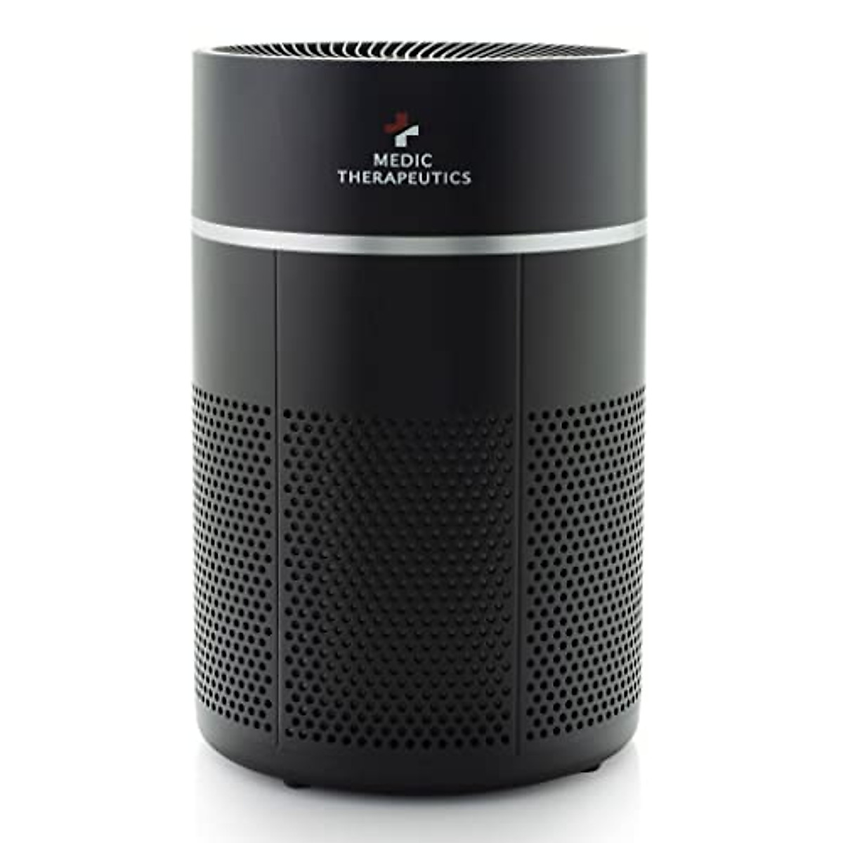 Medic Therapeutics Ultra Silent Uvc Portable Activated Carbon Hepa H13 Air Purifier Black