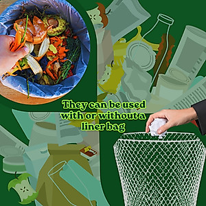 BOSS CLASS Wire Mesh Round Waste Basket, 9in (Black, Pack of 3) Lightweight Trash Can Open Top Wastebasket Recycling Bins Desk Office School Garbage Cans Home Essential & Custom Storage Carrier