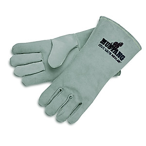 MCR Safety 4700 Mustang Cow Leather Premium Select Welder Gloves, 13" 1-Piece Back with Reinforced Thumb, Sewn with Dupont Kevlar Thread, Insulated, X-Large, 1-Pair