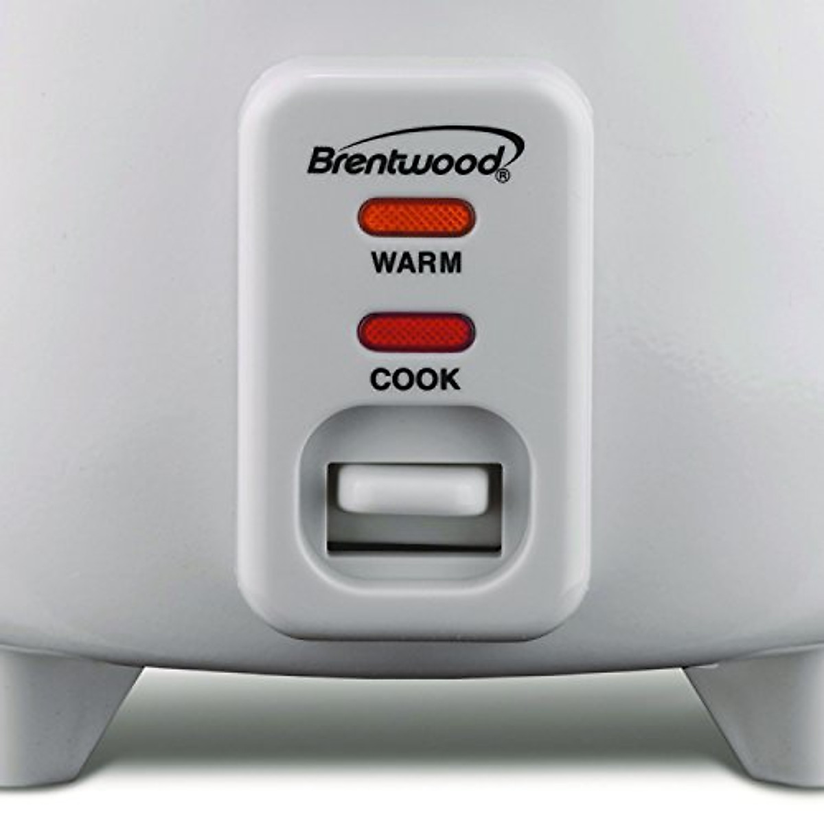 Brentwood Rice Cooker and Food Steamer 700-Watt, 10-Cup, White