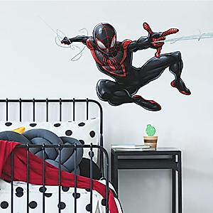 RoomMates Marvel Spider-Man Miles Morales Giant Peel and Stick Wall Decals by RoomMates, RMK3921GM