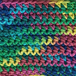 Lily Sugar'n Cream Ombre Yarn - (4) Medium Gauge 100% Cotton - 2 oz - Psychedelic (3-Pack)