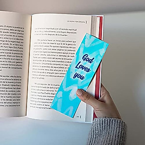 God Loves You, Psalm 86:5, Bulk Pack of 25 Christian Bookmarks for Kids, Childrens Bible Verse Book Markers, Sunday School Prizes with Memory Verses, Scripture Gifts for Kids & Youth