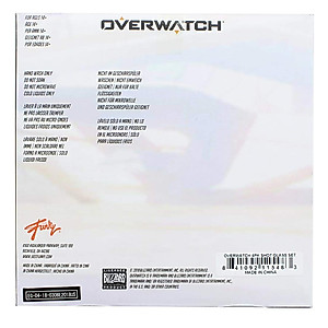 Overwatch Character Shot Glass 4-Pack, Color: Tracer, D.Va, Mercy, and Symmetra