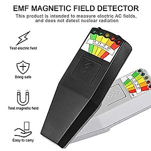 5 LED EMF Meter Magnetic Field Detector Ghost Hunting Paranormal Equipment Tester Counter