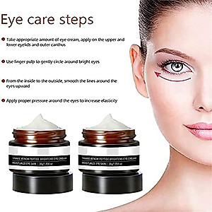 Verfons Firming Eye Cream, Verfons Temporary Firming Eye Cream, Verfons Snake Venom Firming Eye Cream, Anti Aging Eye Bag Cream, Fades Fine Lines and Wrinkles (2pcs)
