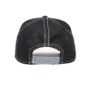 Goorin Bros. The Farm Noir Capsule Trucker Cap, Black/Maltese Rooster, One Size