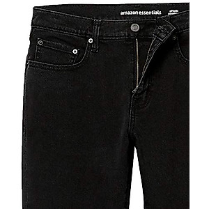 Amazon Essentials Men's Athletic-Fit Jean, Washed Black, 34W x 34L
