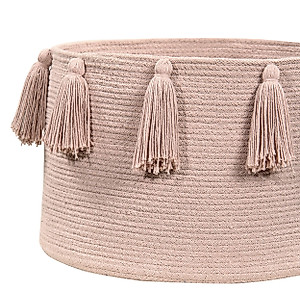 Lorena Canals BSK-TAS-VINTNU Tassels Vintage Nude Basket
