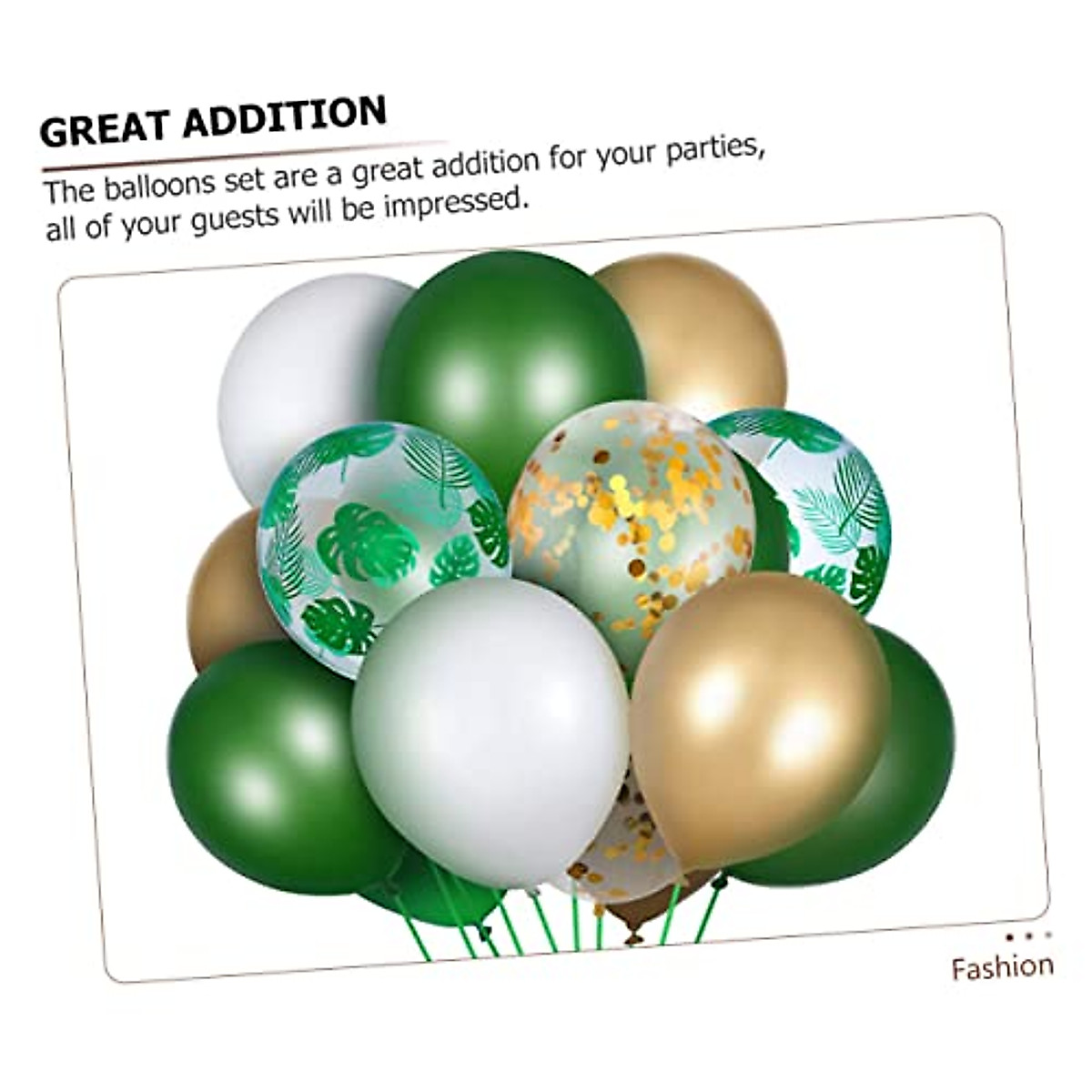 Abaodam 1 Set balloon suit happy birthday ballons green garland decor latex balloons birthday balloon platinum Balloon for Party emulsion Latex Balloon Kit banquet