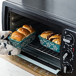 Original Heart Loaf Pan Ceramic Bread Pan, 4pcs Mini Loaf Baking Pans, Mini Loaf Pans for Baking Bread, Nonstick Bread Loaf pan, 6inch Meatloaf Pan, Baking Pans for Kitchen