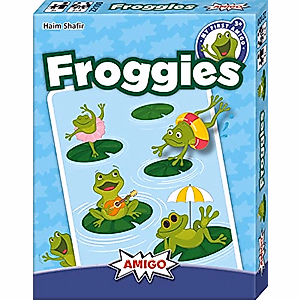 AMIGO Games My First AMIGO Card Game: Froggies - Fun and Educational Number Line Game for Kids ages 3 & up