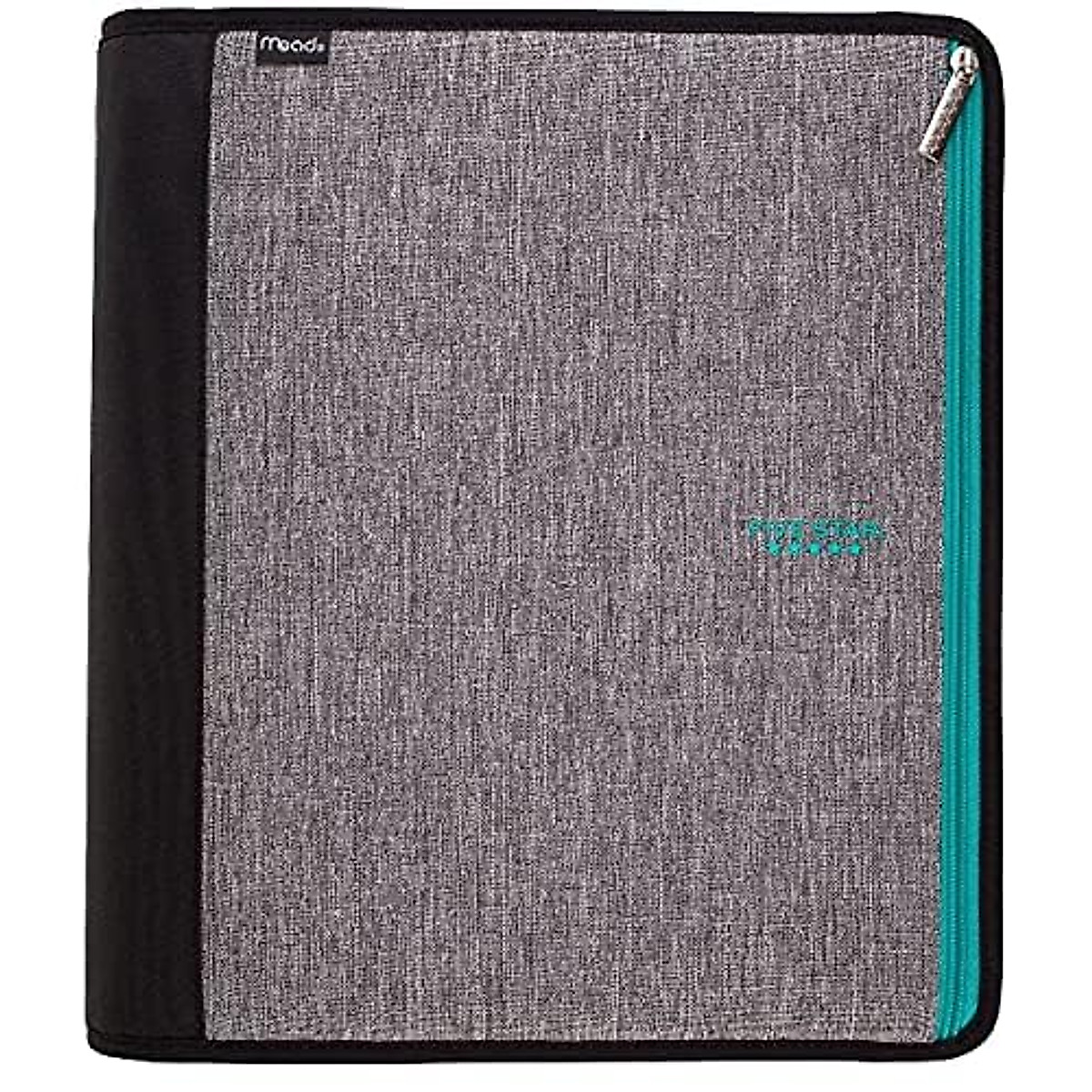 Five Star 2" Ring Zipper Binder 605 Sheet Capacity Teal