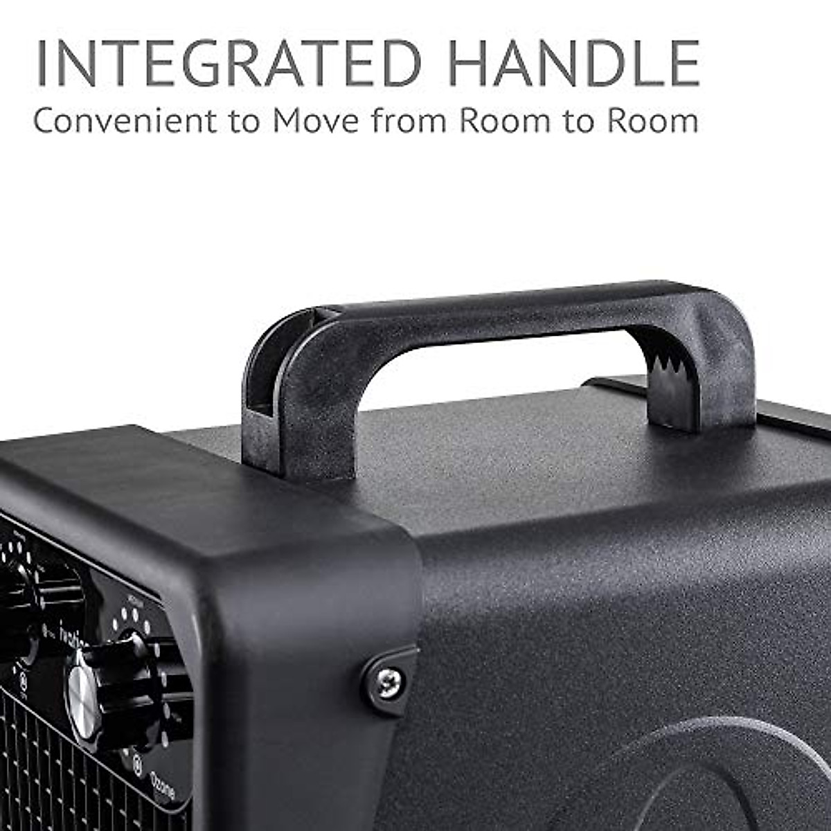 Ivation Ozone Generator Air Purifier, Powerful Compact Unit Deodorizes, Sanitizes & Improves Indoor Air Quality Up To 4000 Sq. Ft. - for Dust, Pollen, Pets, Smoke & More