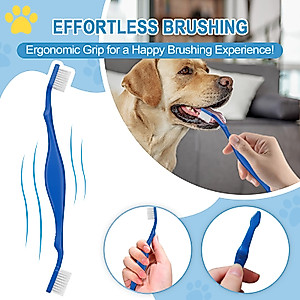 VVHOMIFE Comfort Grip Canine Toothbrush for Large Dogs - Ergonomically Designed for Easy Dental Care for Large Dogs Dog Dental Cleaning - L