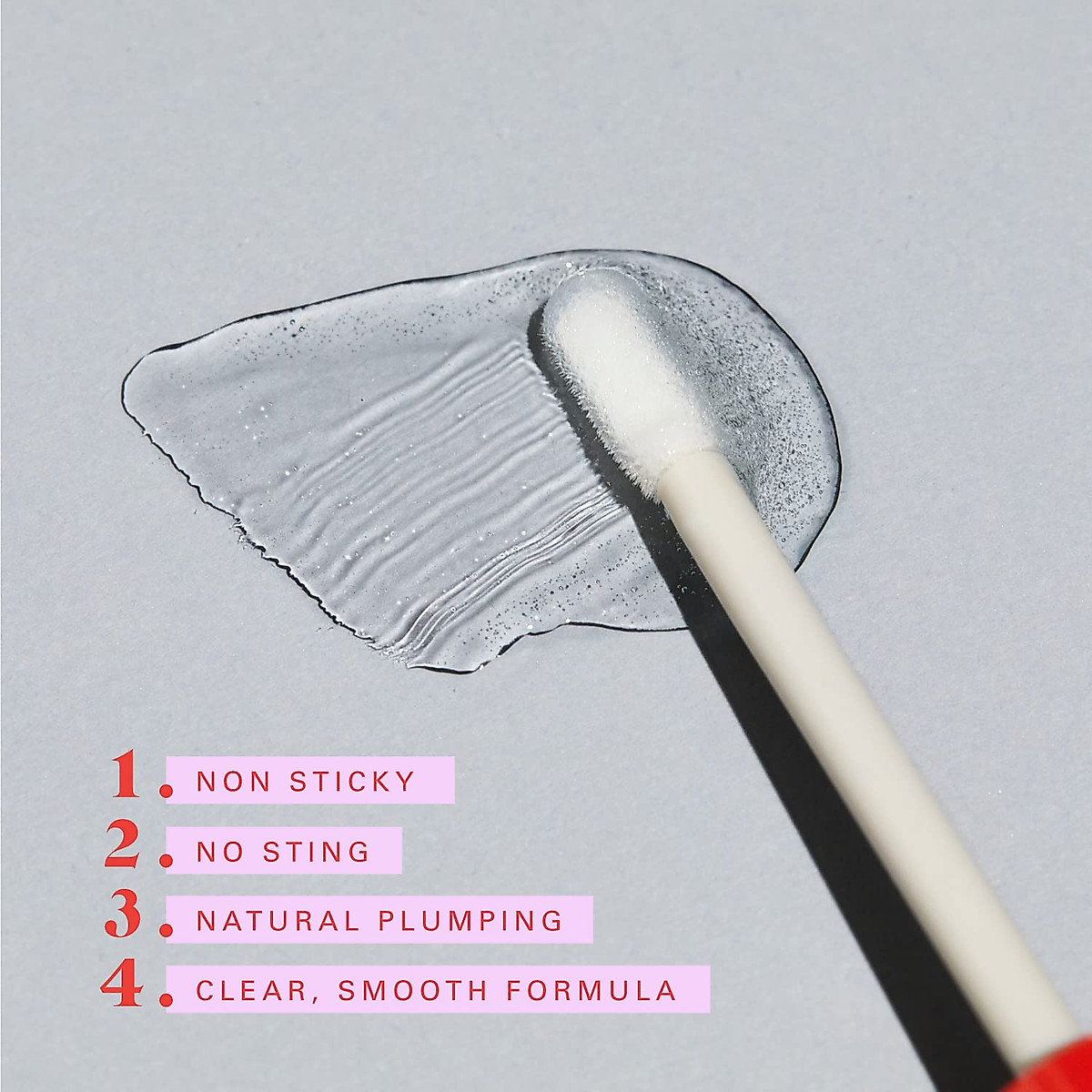 PYT Beauty Clear Lip Gloss, Hydrating, Natural Lip Plumper, Hypoallergenic, Vegan Makeup, 1 Count