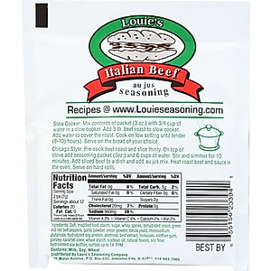 Louie's Italian Beef Seasoning, 3 oz, 3 pk