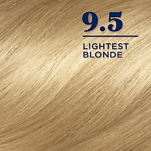 Clairol Nice'n Easy Permanent Hair Dye, 9.5 Lightest Blonde Hair Color, Pack of 1