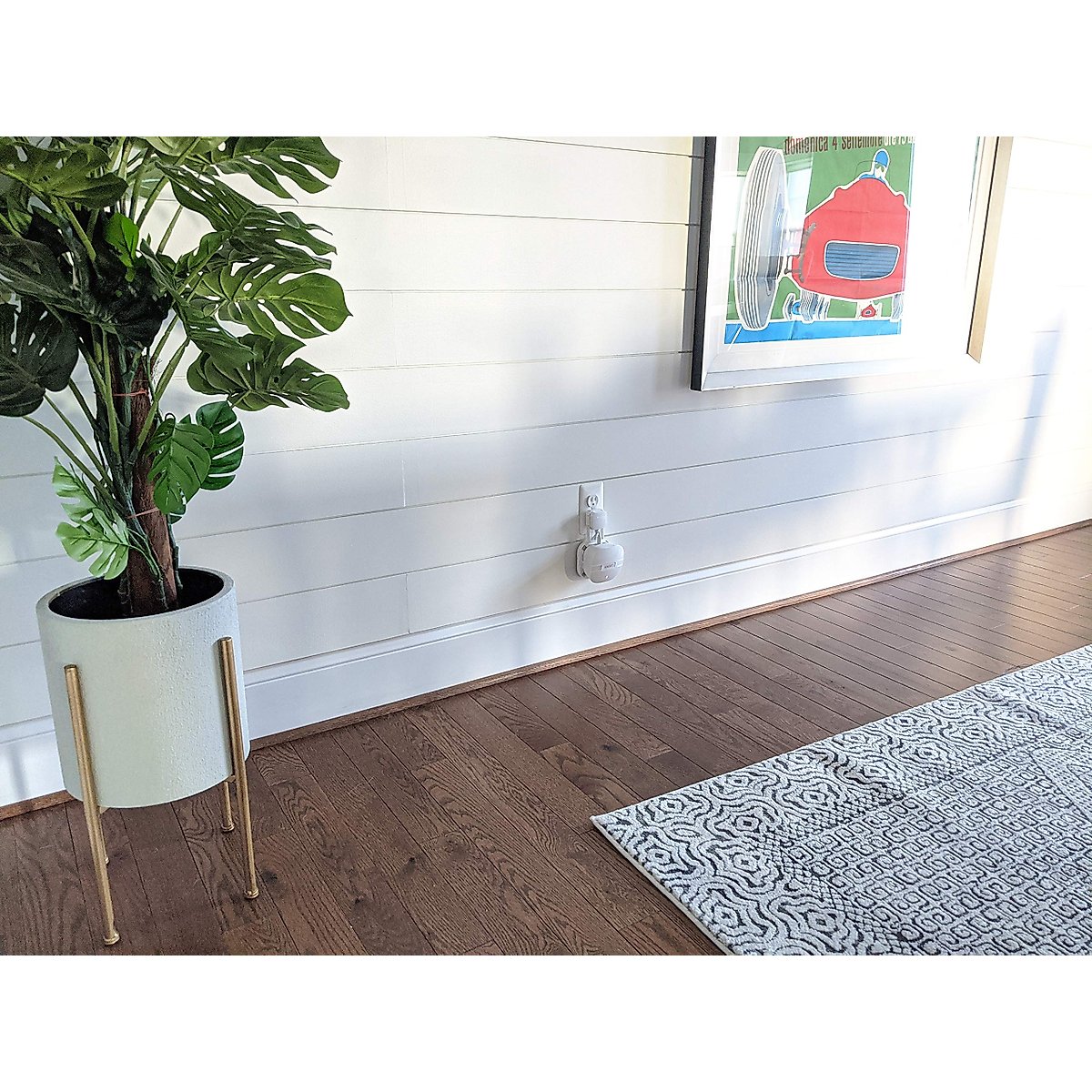 The Eero Genie for eero 6, 6+, and Mesh Wi-Fi: Wall Mount Outlet Holder Stand | Lowest Profile | Open Access | Multiple Install Options | Horizontal Outlets | Design Winner! (1-Pack)