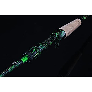 YKLP Fishing Rod and Baitcasting Reel Combos, Baitcaster Fishing Reels with 18+1BB Stainless Steel Ball Bearings,Magnetic Braking System for Fishing Saltwater Freshwater