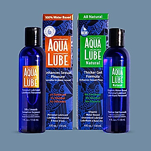 Aqua Lube Personal Lubricant Water Based, Clear, 4 fl oz