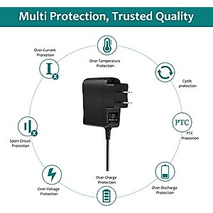 J-ZMQER AC Adapter Compatible with Texas Instruments TI-Nspire CX Graphing Calculator Power Supply