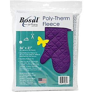 Bosal Poly-Therm Heat Silver Reflective Fleece
