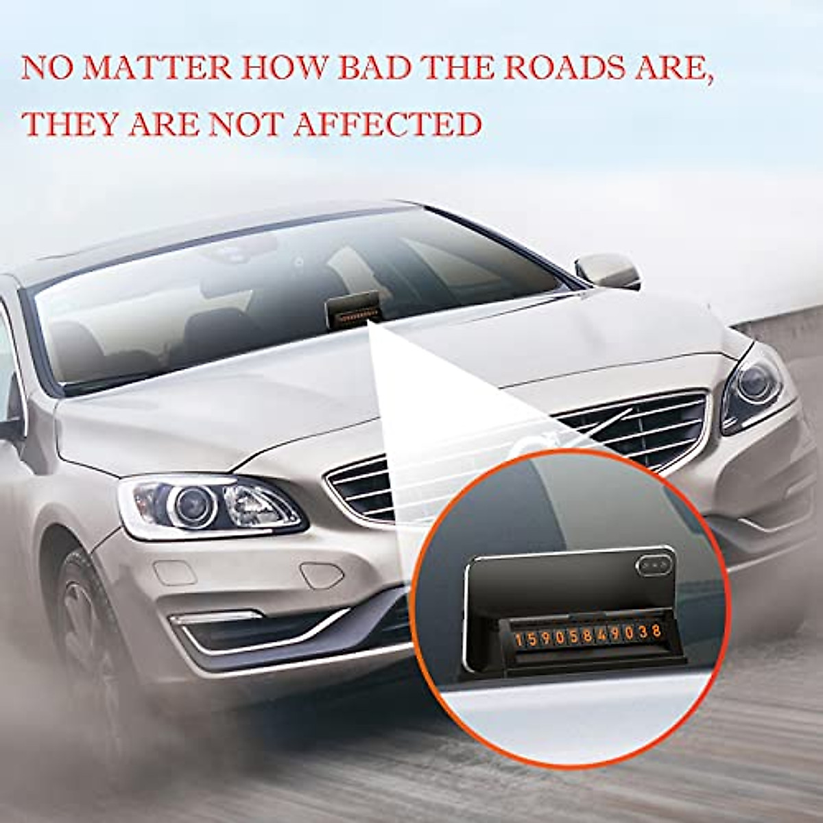 Nicyop Car Phone Holder,Dashboard Mat Rubber Anti-Slip Pad,Dashboard Phone Holder,for Various Dashboards,Car Accessories Compatible with Most Smartphones、GPS Devices and More